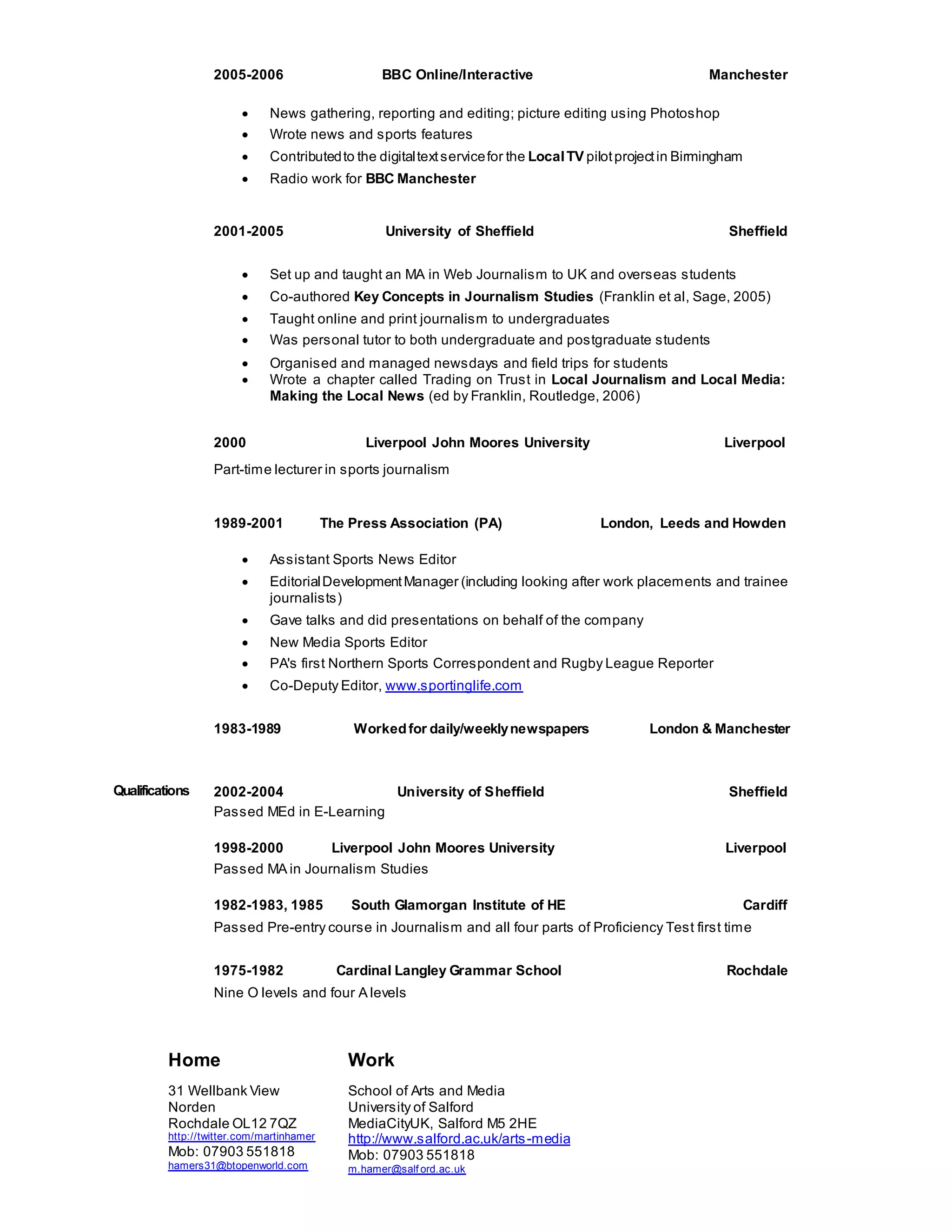 CV_Martin_Hamer | DOCX