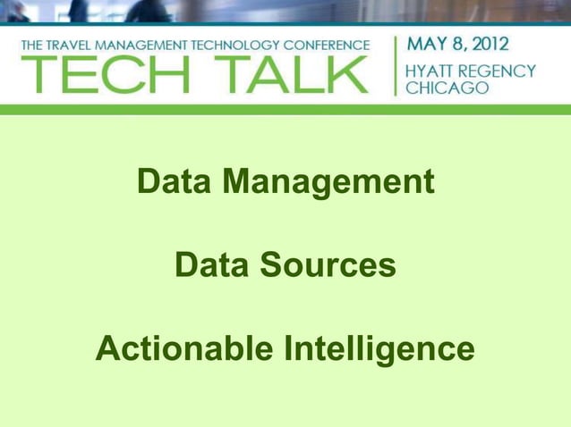 BTN Tech Talk 2012 Presentation Data Management Data Souces and ...