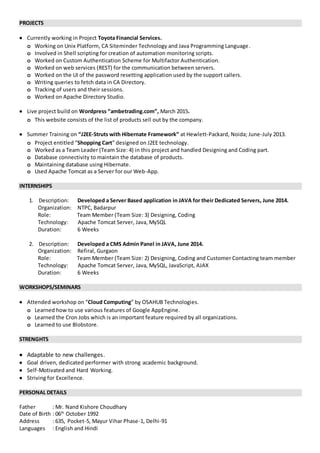 Abhishek Choudhary_Resume | PDF