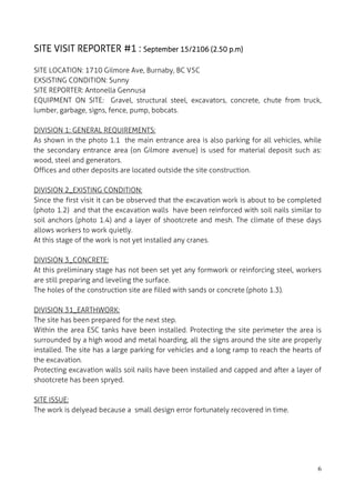 site monitoring project | PDF | Civil Engineering Industry | Industries