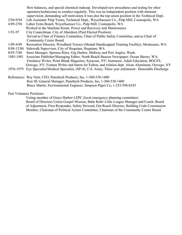 ArnePeterson-Resume (v3) | DOC