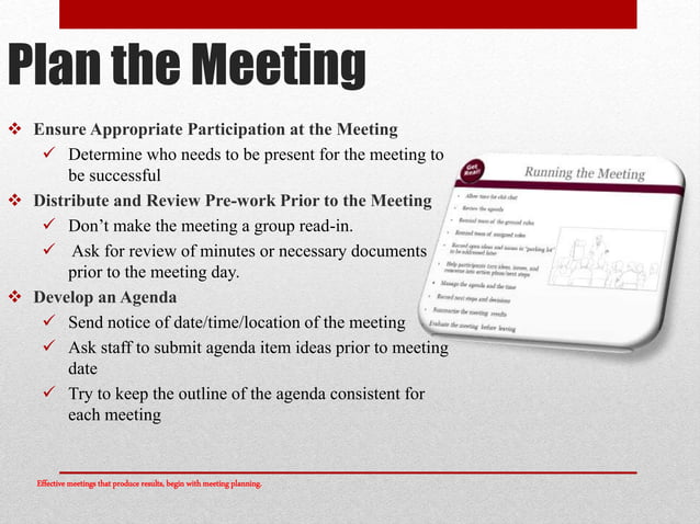 SG Meeting Management Portion trc | PPT