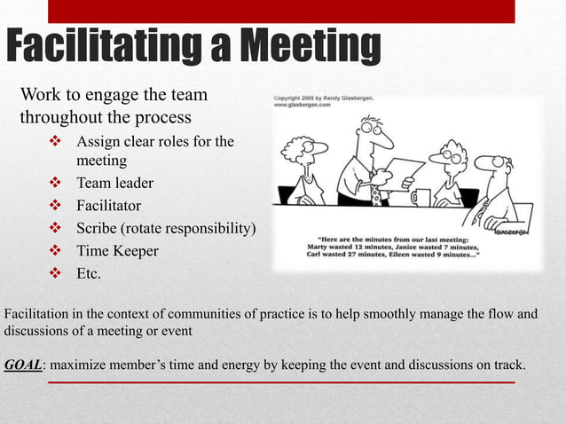 SG Meeting Management Portion trc | PPT