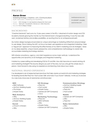 AaronOrner_Resume | PDF