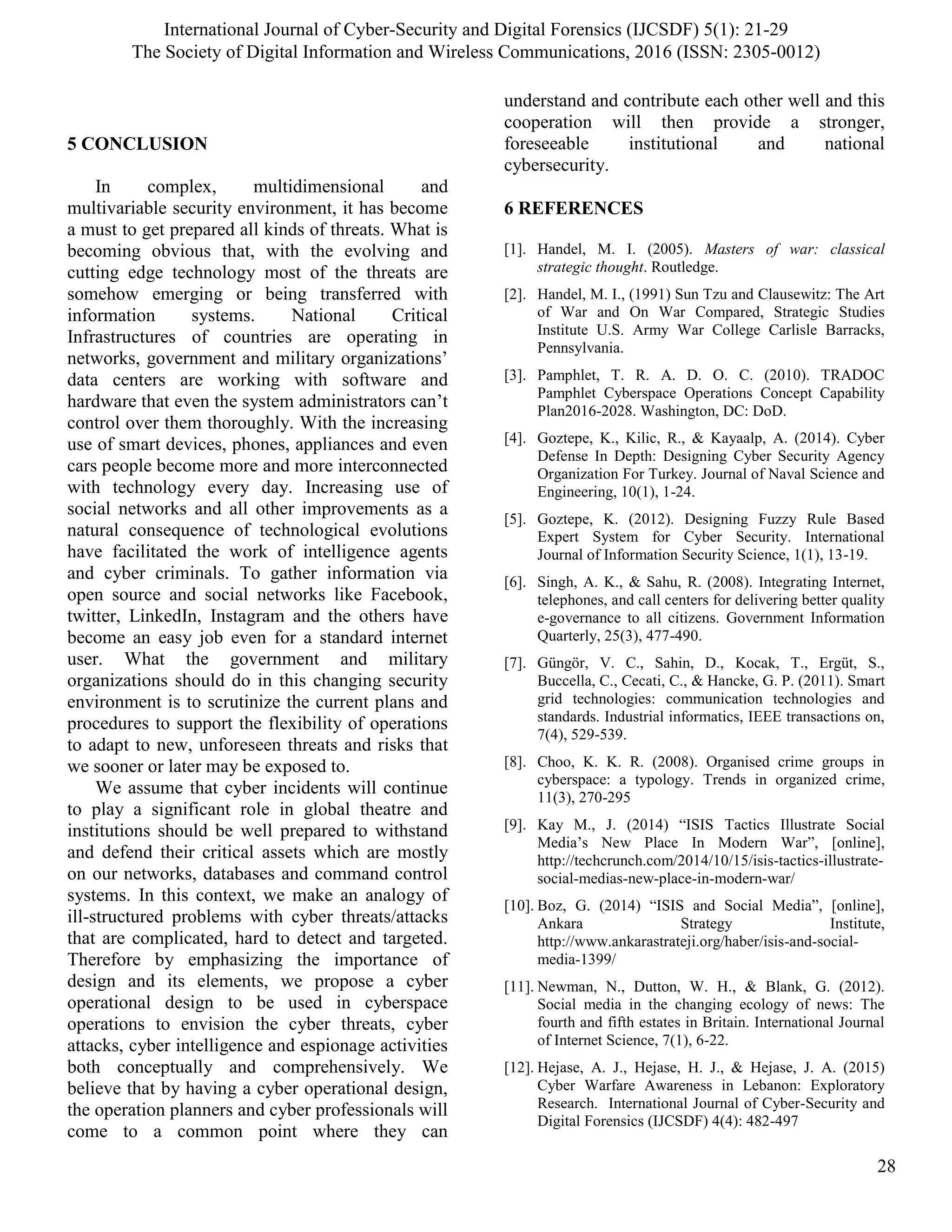 Cyber Operation Planning and Operational Design_Yayımlandı | PDF