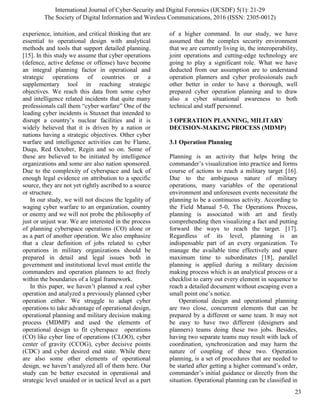 Cyber Operation Planning and Operational Design_Yayımlandı | PDF