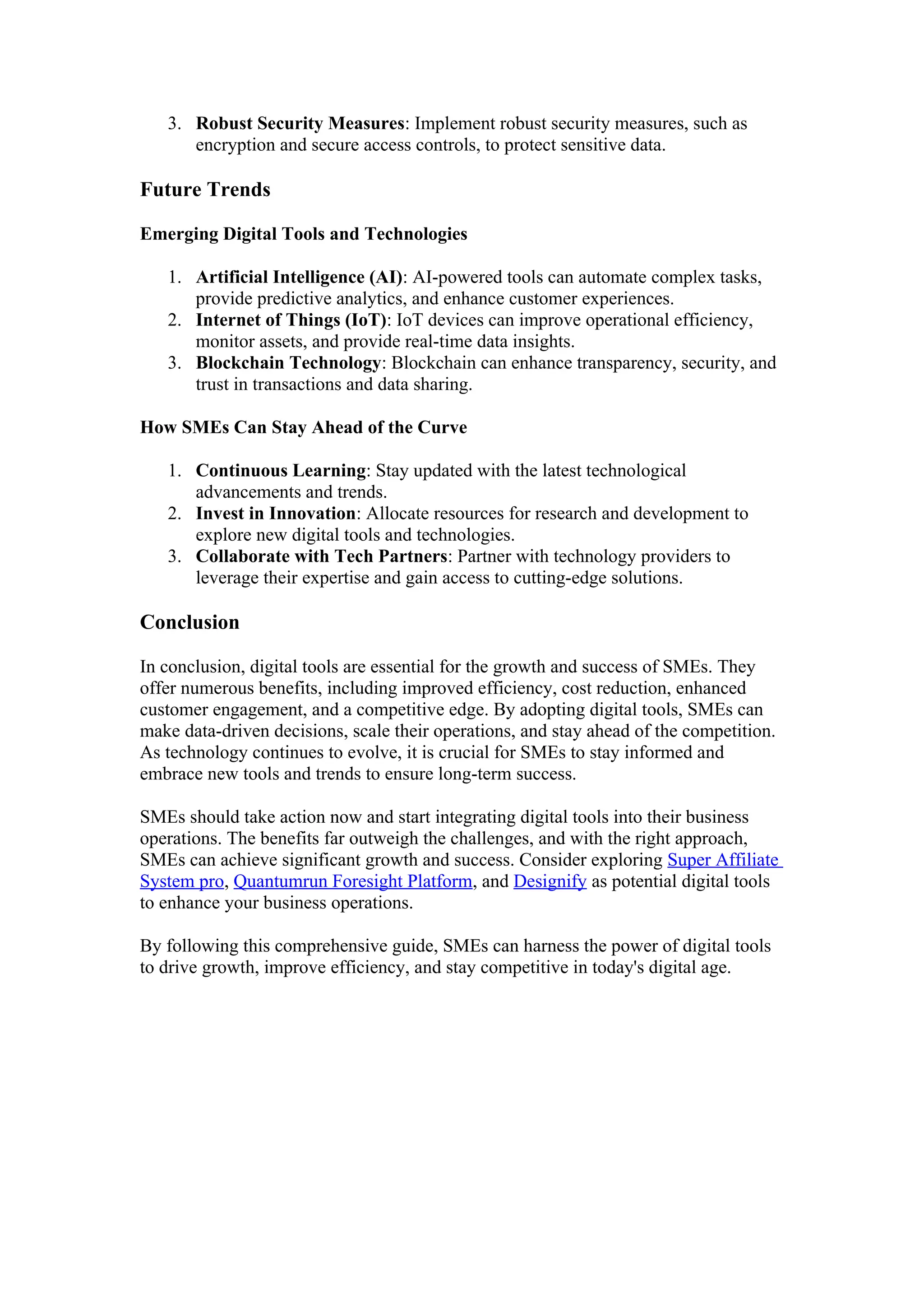 Understanding the Role of Digital Tools in SME Growth | DOCX