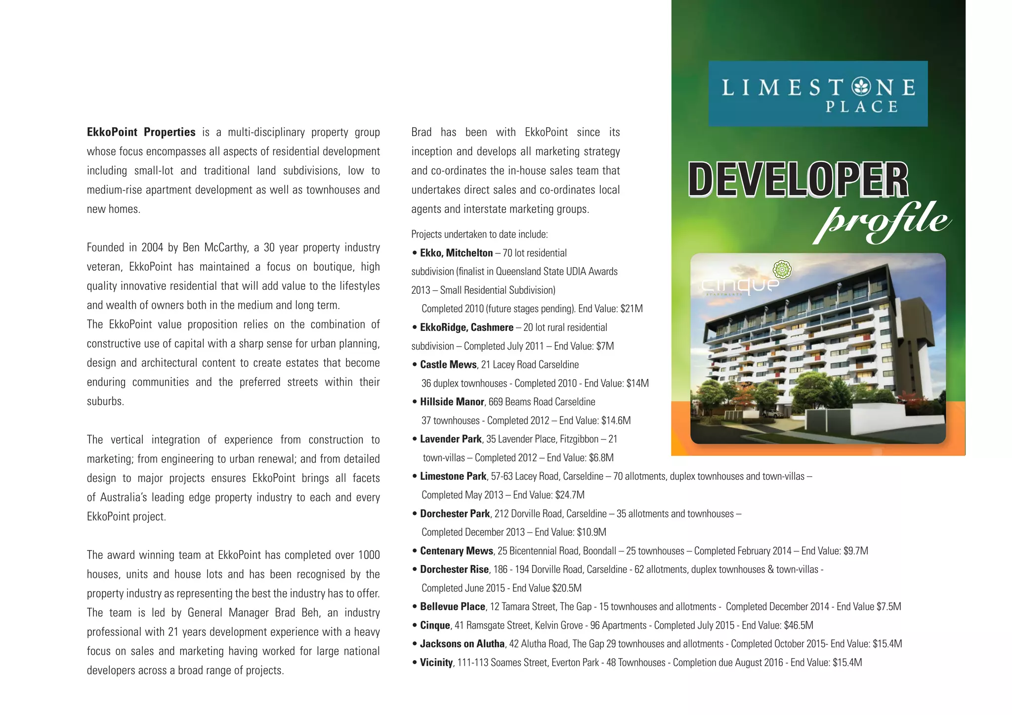 Limestone Place Digital Brochure | PDF