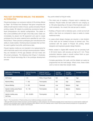 Stratasys White Paper - Injection Molding | PDF