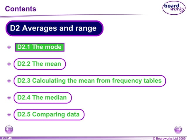 Averages and range | PPT
