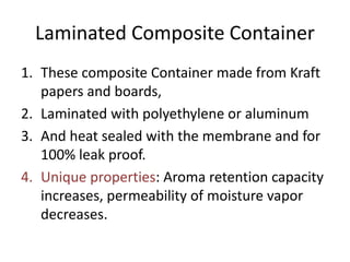 composite containers | PPTX