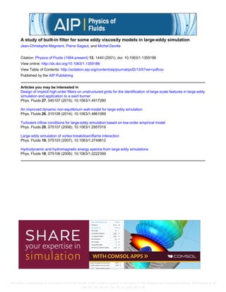 MagnientSagautDeville_PoF_2001 | PDF