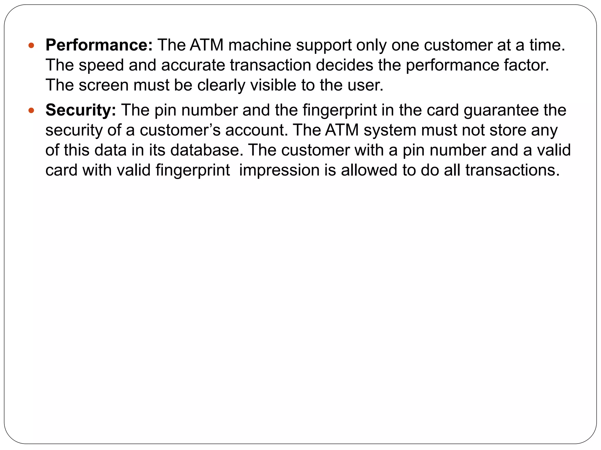 Fingerprint Authentication for ATM | PPTX