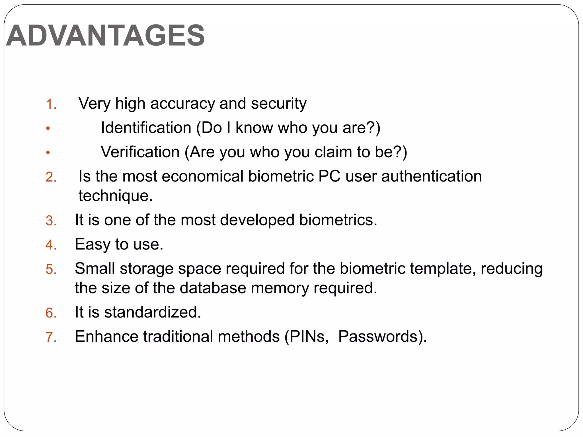 Fingerprint Authentication for ATM | PPTX
