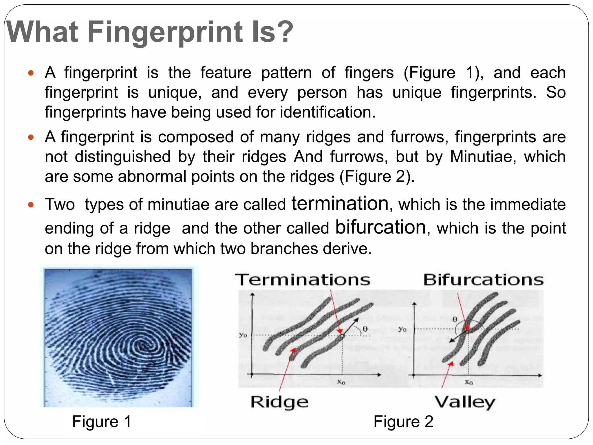 Fingerprint Authentication for ATM | PPTX