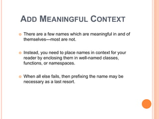 Naming Conventions | PPTX