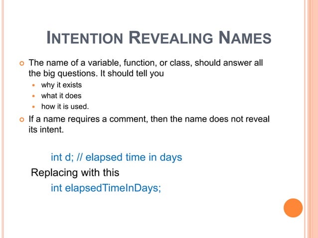 Naming Conventions | PPTX | Programming Languages | Computing