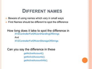 Naming Conventions | PPTX