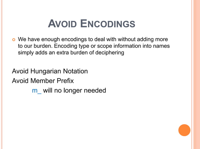 Naming Conventions | PPTX | Programming Languages | Computing