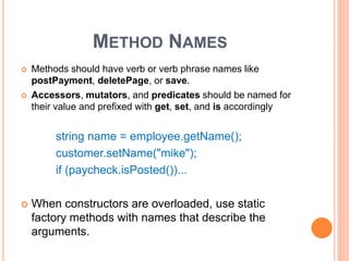 Naming Conventions | PPTX