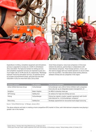 Thought leadership Oilfield services in Asia Emergence of a new ...