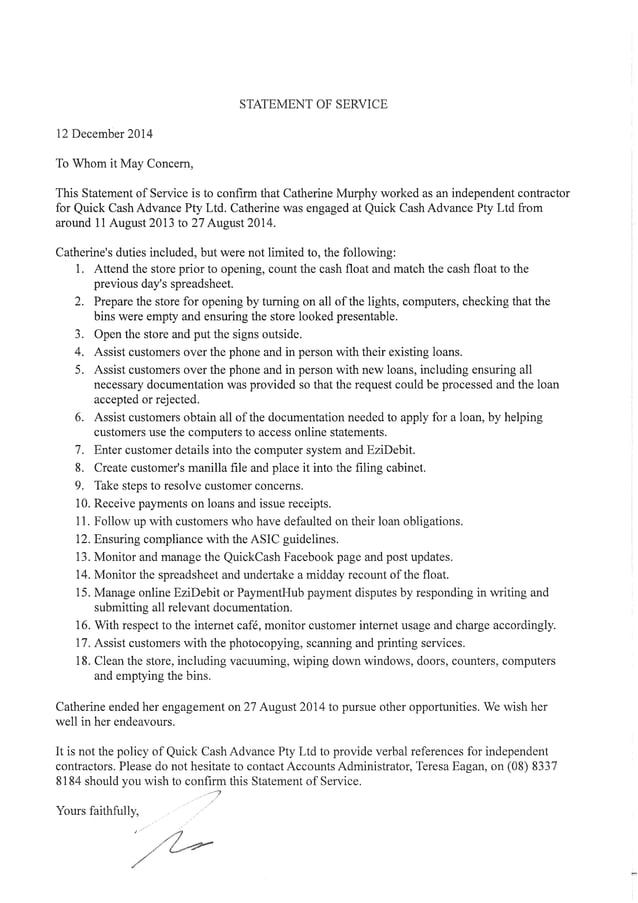 Signed Statement of Service (1) | PDF