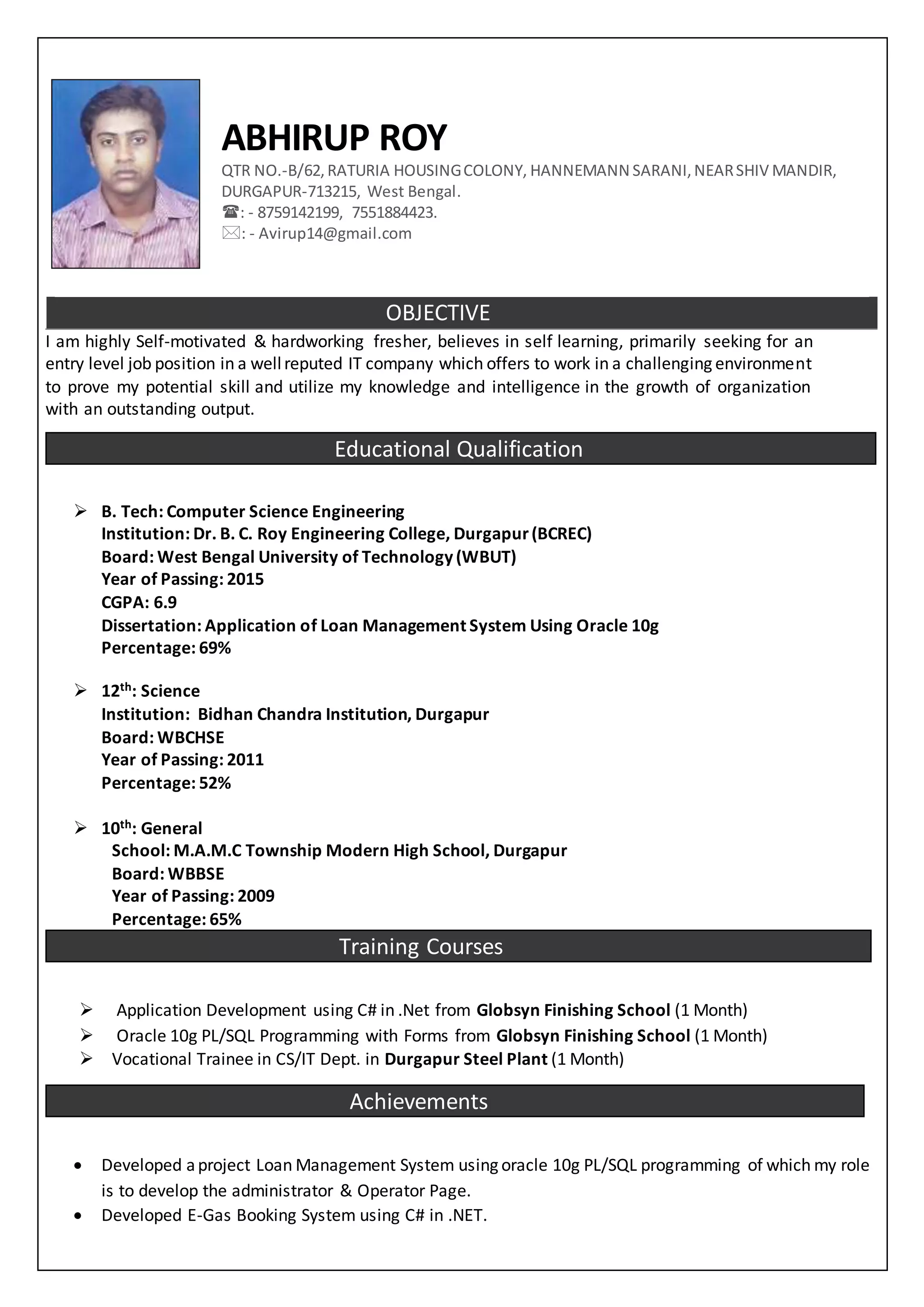 Resume Perfect1 | DOCX