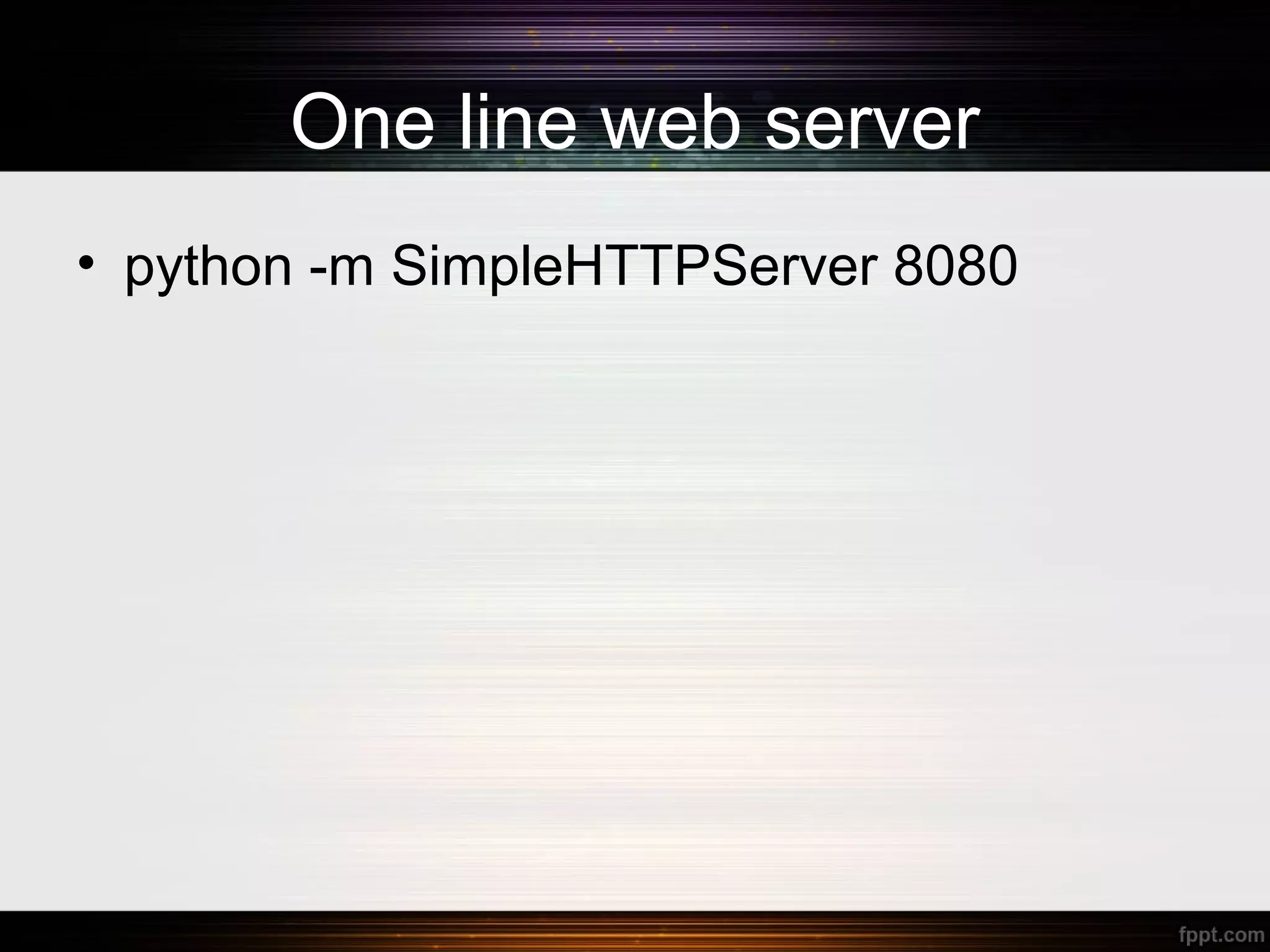 Python for pentesters | PPT