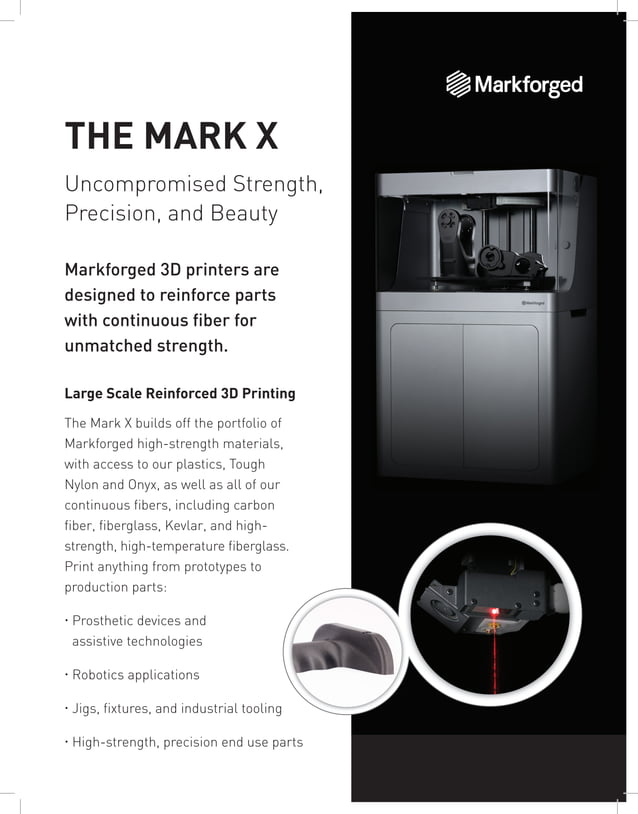 Markforged-MARK X-Brochure_PRT | PDF