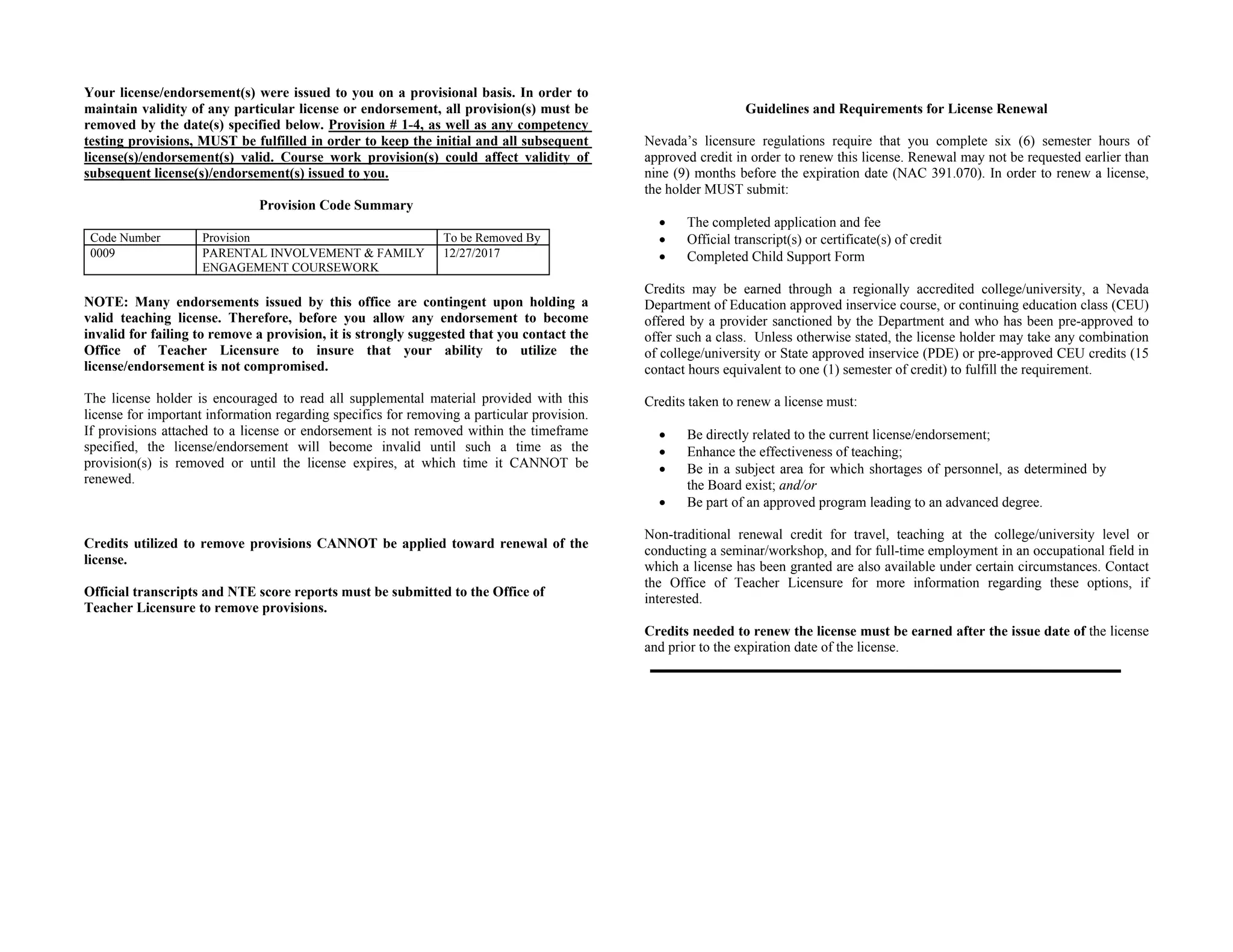 Nevada License | PDF | Education