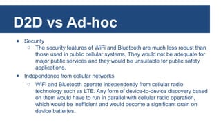 D2D - Device to Device Communication | PPT