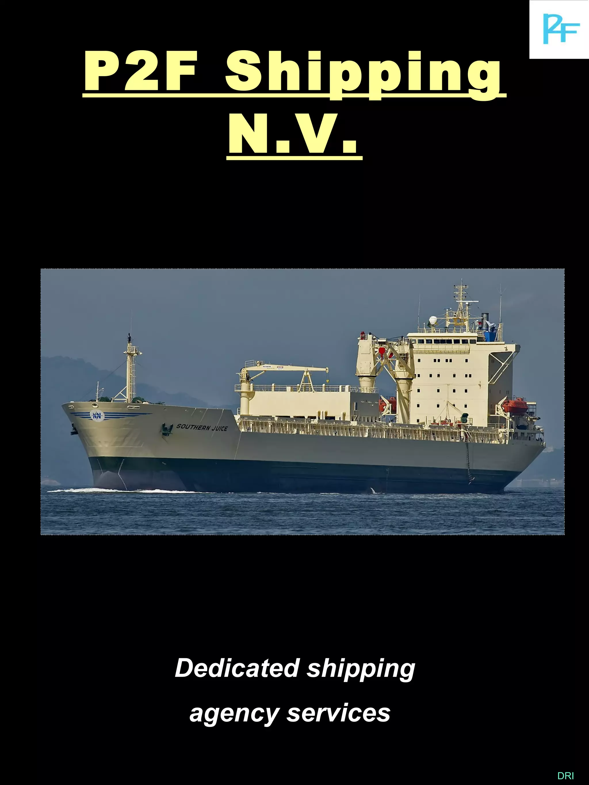 P2F Shipping presentation 2014 | PDF