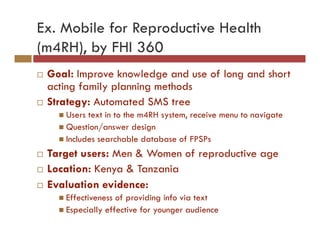 Lairmore_mHealth for Family Planning_final | PPT