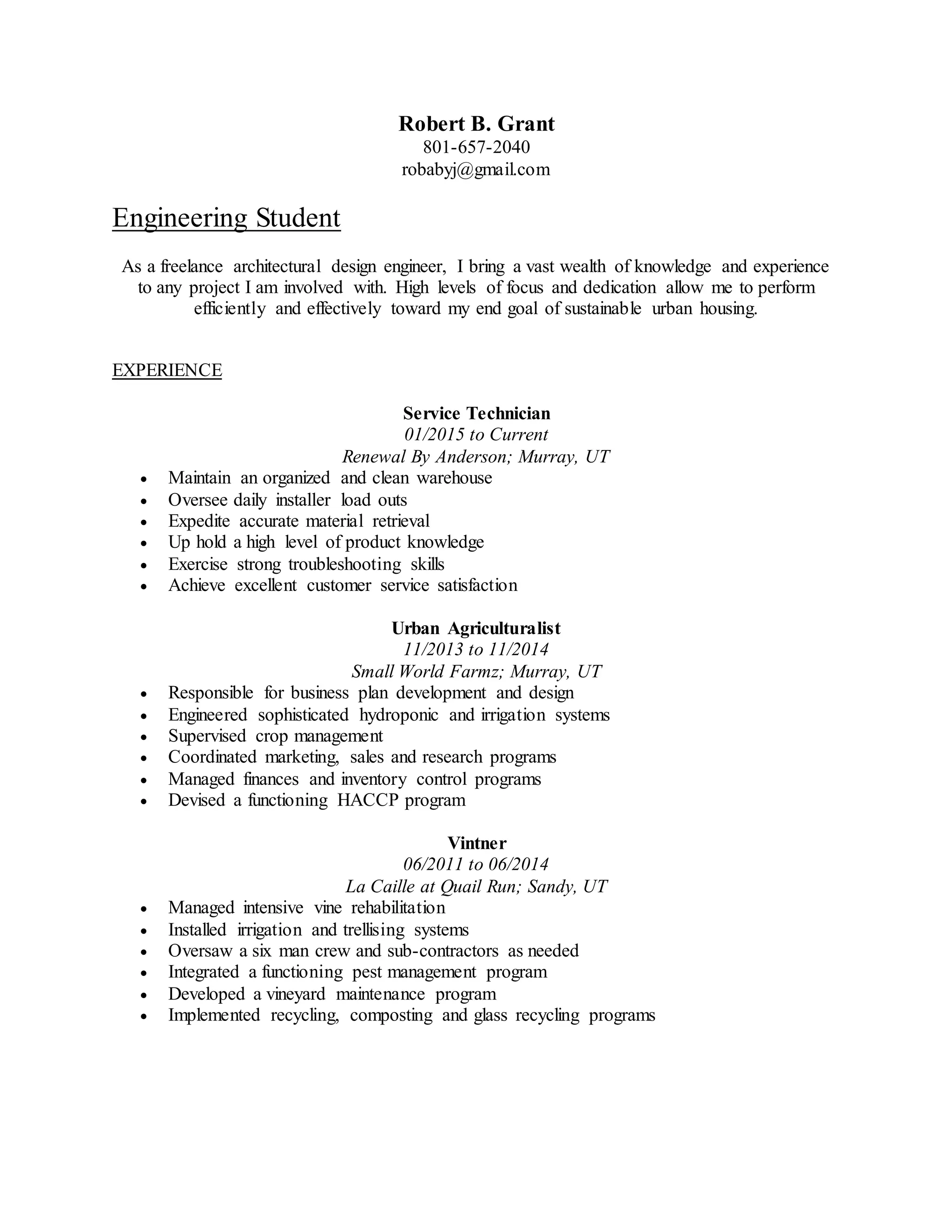 Linkedin Resume 4.2016