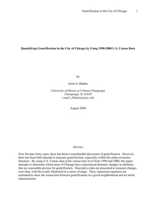 Gentrification_Chicago | PDF