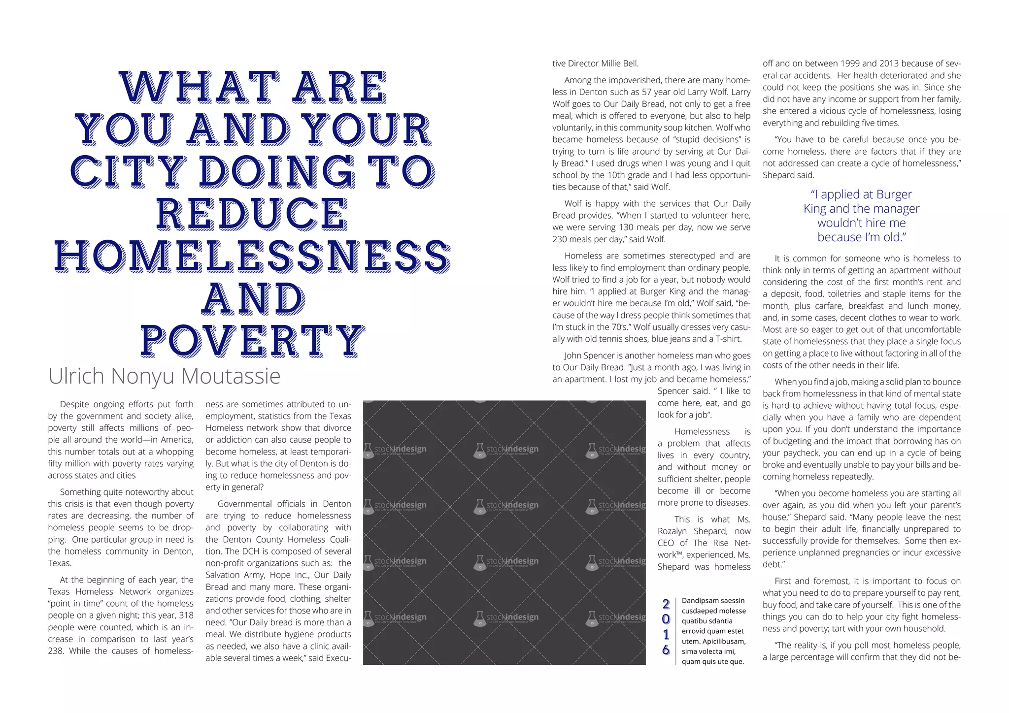 RiseNetworkMagazine_Homelessness | PPT