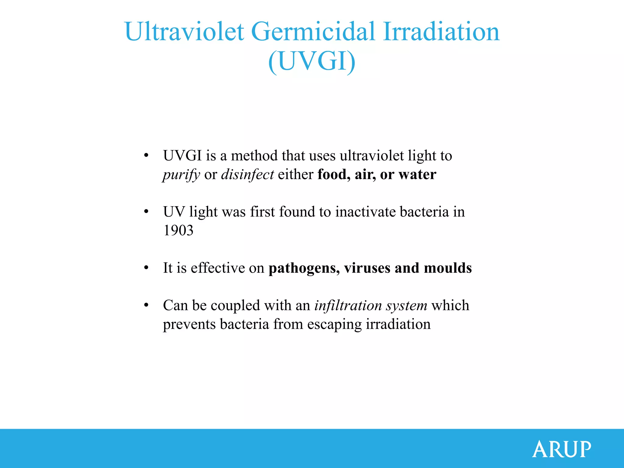 Ultraviolet Germicidal Irradiation | PPTX