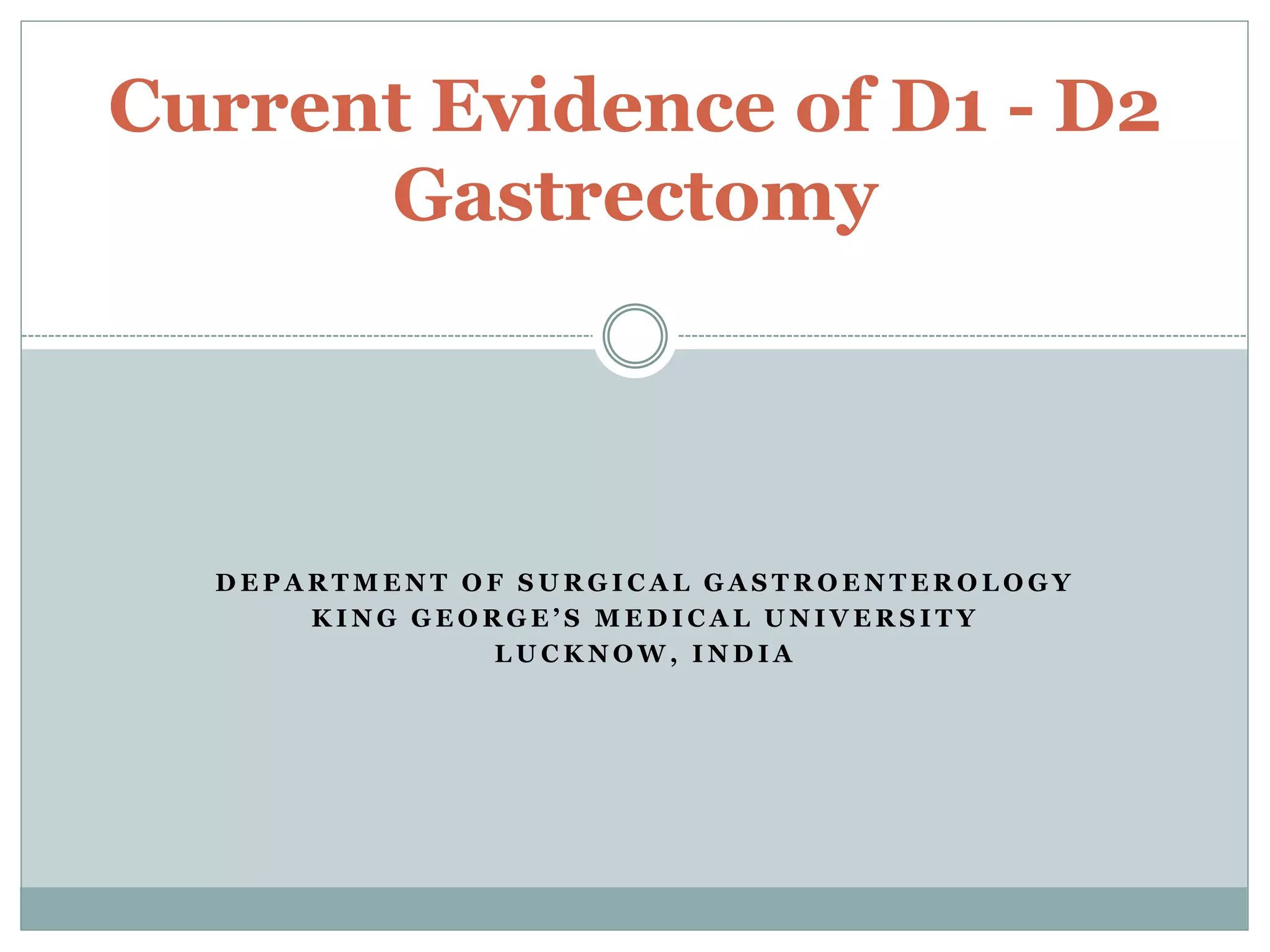 D2 distal gastrectomy final | PPT