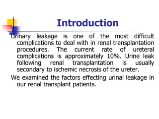 Urinary Leakage | PPT