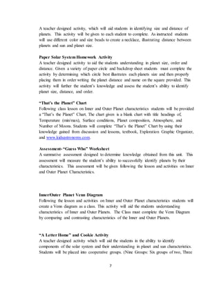 Complete Unit Plan | DOCX | Space and Astronomy | Science