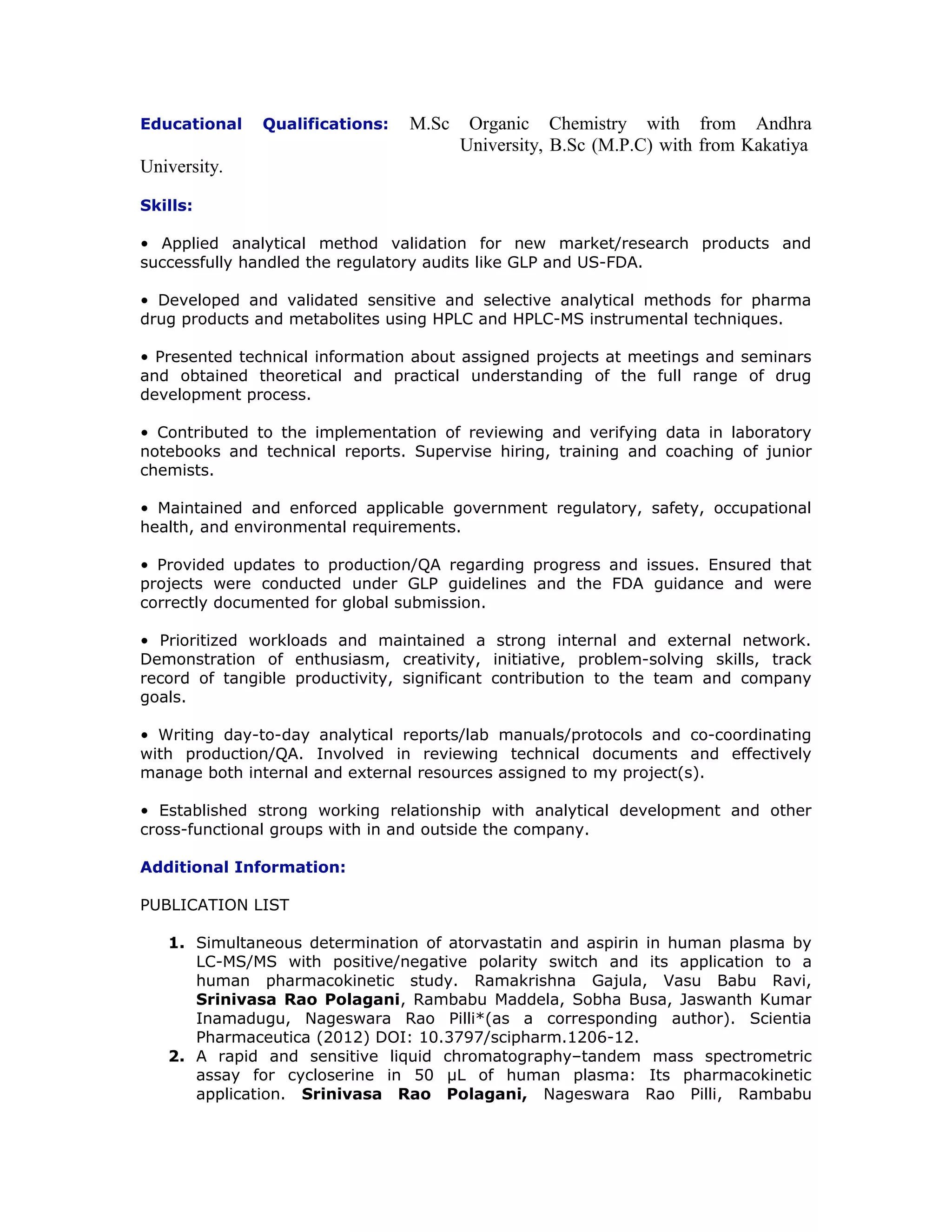 Curriculum Vitae | DOC