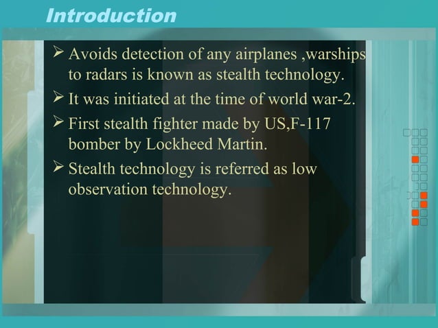 STEALTH TECHNOLOGY | PPT