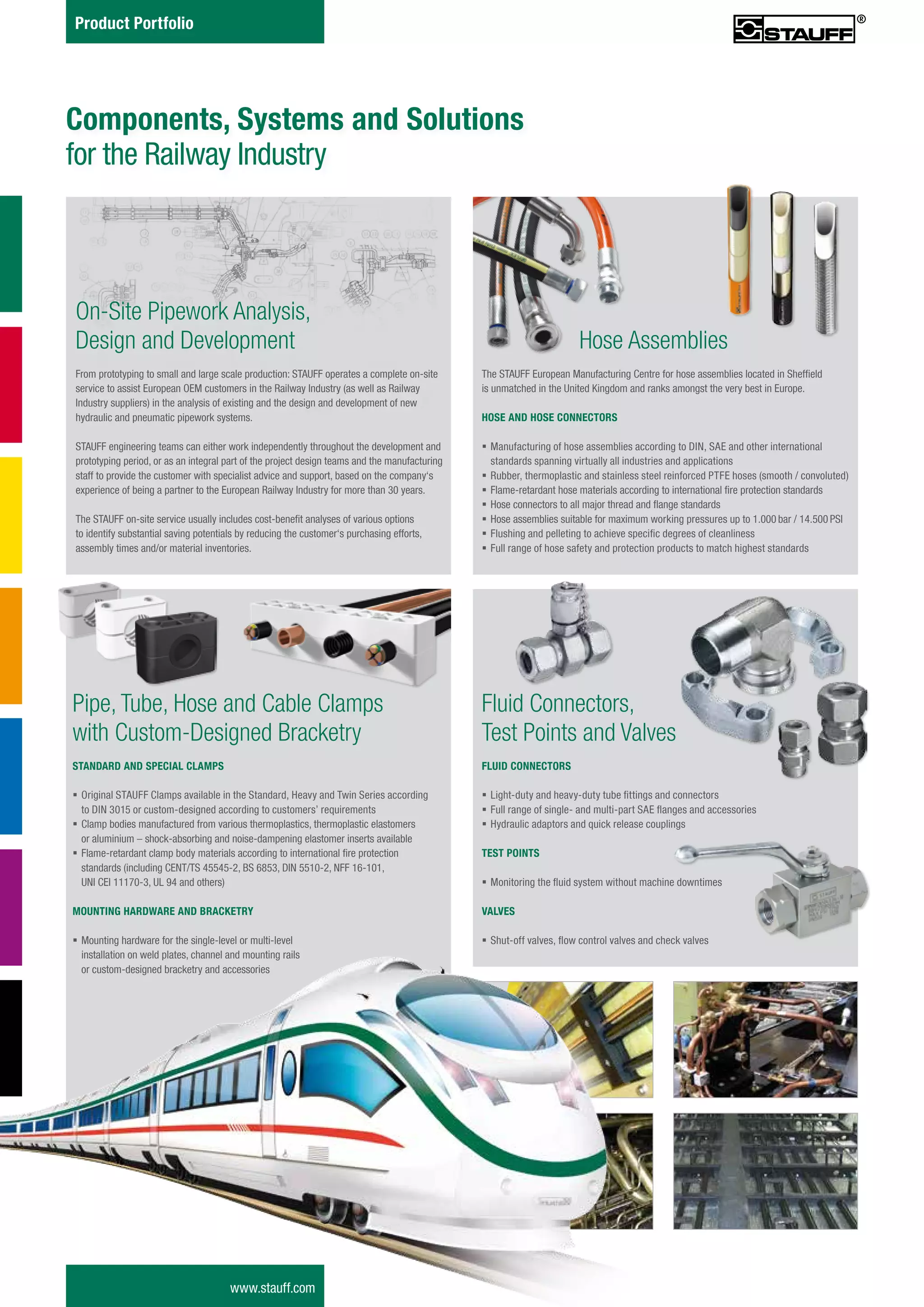 Stauff Rail Solutions 2012 | PDF
