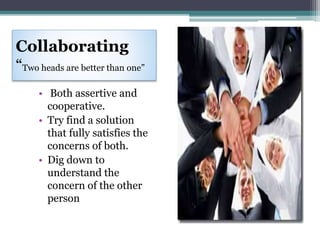 The Five conflict – Handling modes | PPTX