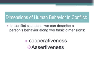The Five conflict – Handling modes | PPTX