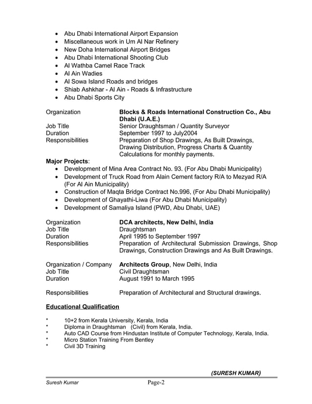 Suresh Lead CAD Technician | PDF