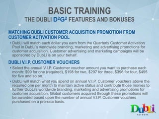Dubli Compensation Plan. | PPTX