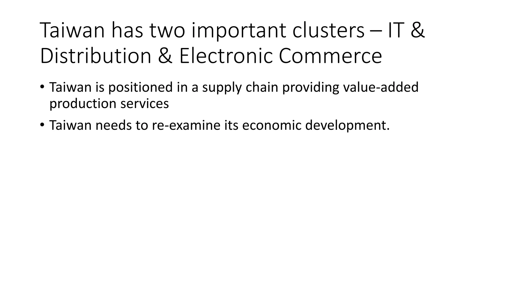 Taiwan Cluster Mapping and Cluster Growth (2006-2016) | PDF