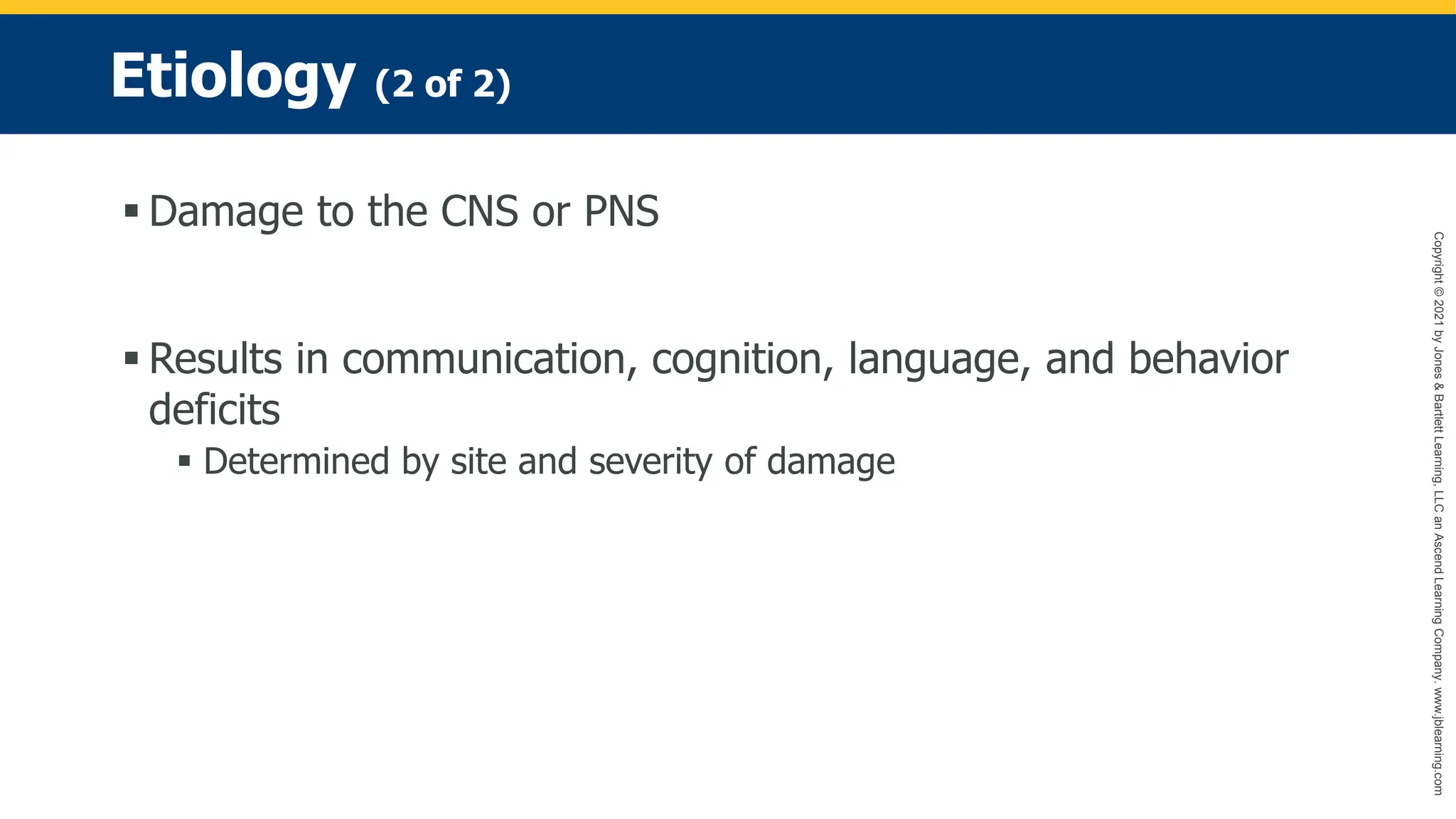 Adult neurogenic communication disorders etiologies of communication ...