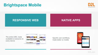Brightspace by D2l Mobile Applications | PDF